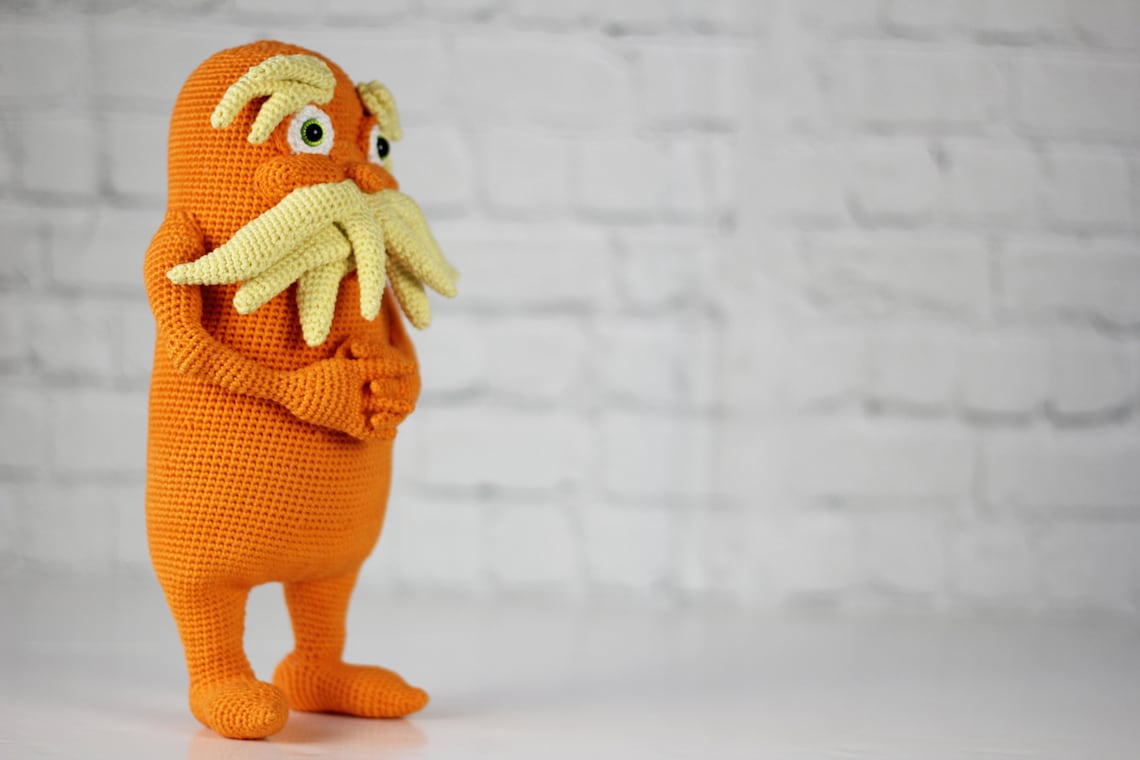 The LORAX CROCHET PATTERN Amigurumi Digital Download Only - Etsy UK