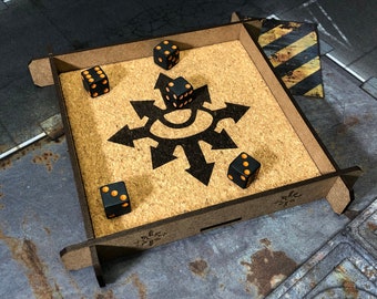 Warhammer 40K Ork Themed Tabletop Gaming Dice Tray | Etsy