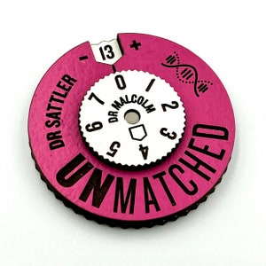 Unmatched Dr Sattler/dr Malcom Health Tracker Dial - Etsy