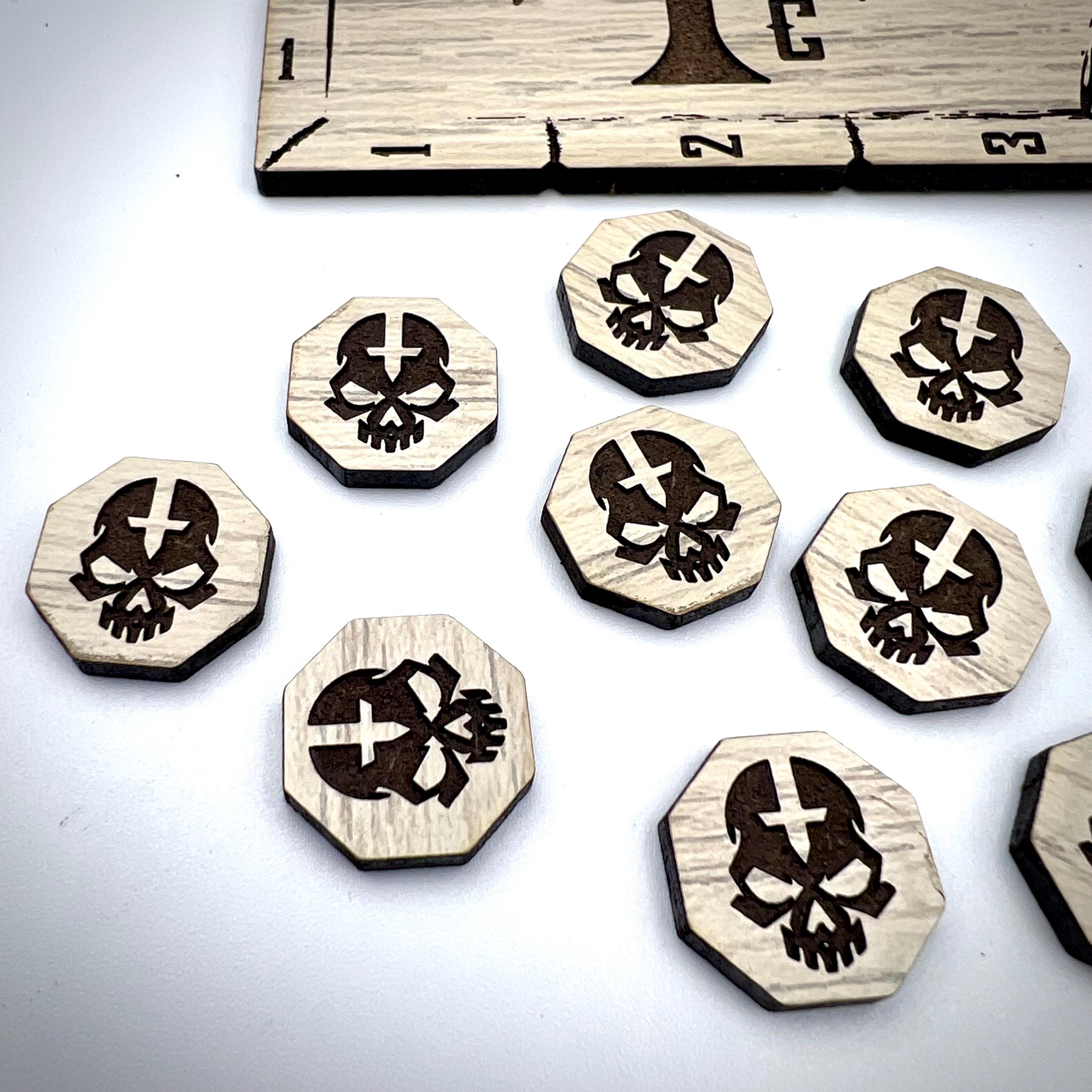 Trench Crusade Ruler & Token Set – Measure and Mark the Battlefield - Etsy