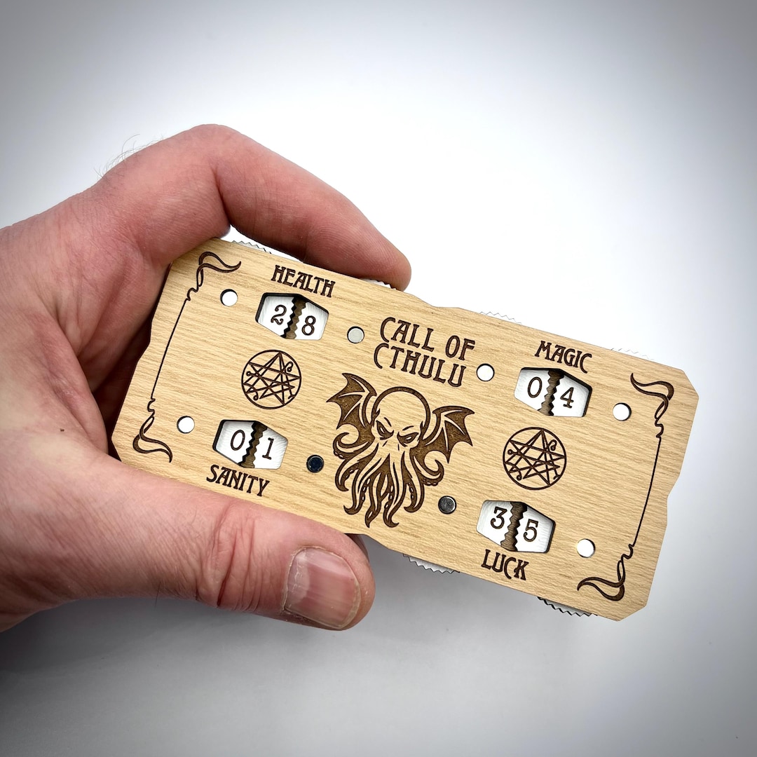 Call of Cthulhu TTRPG Stats Tracker - Etsy