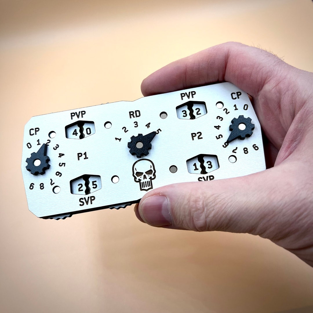 WH40K Premium Two Player Tracker Rev 2 - Etsy