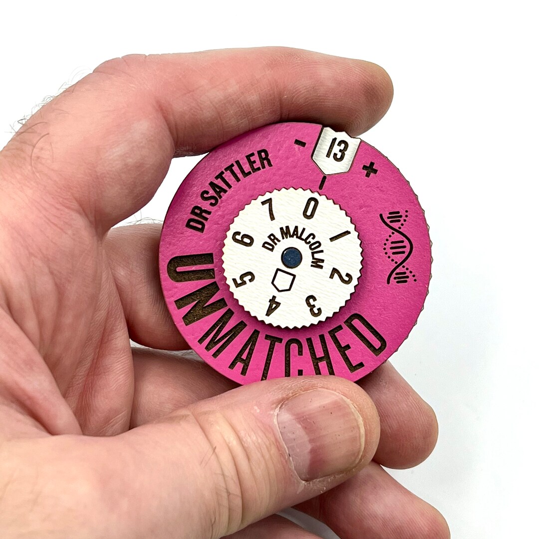Unmatched Dr Sattler/dr Malcom Health Tracker Dial - Etsy