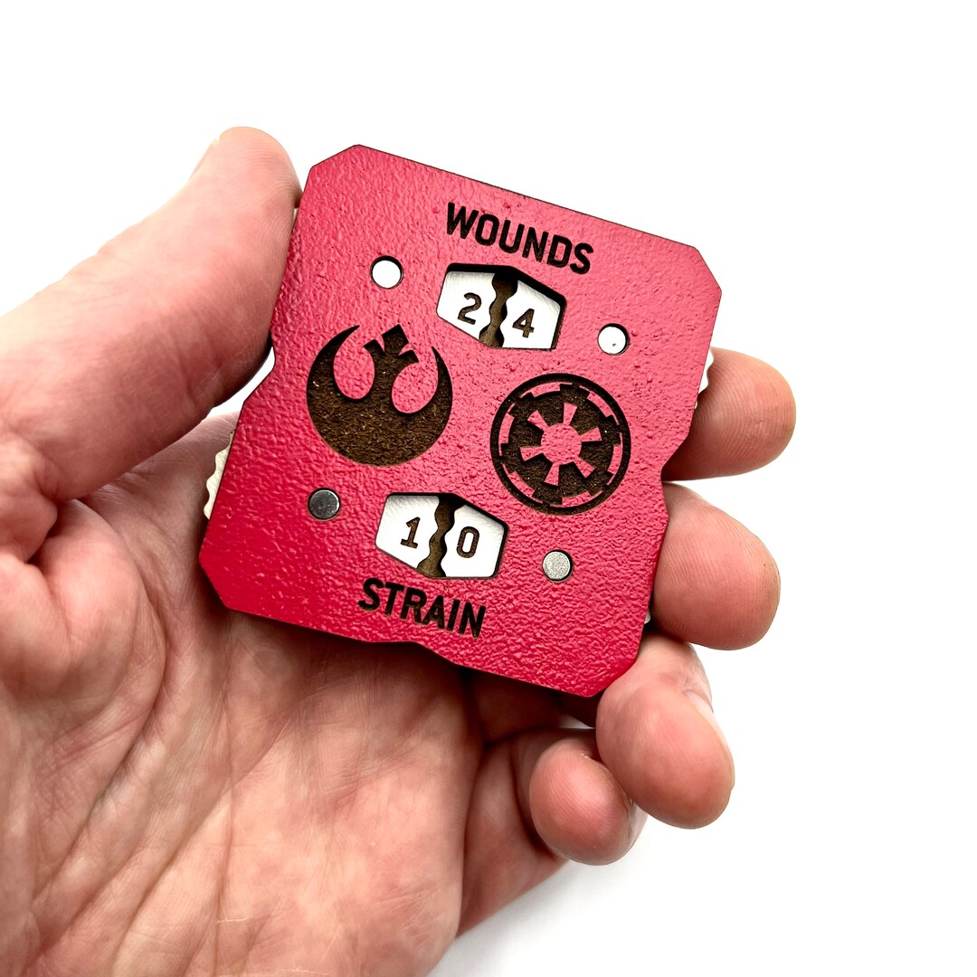 Star Wars RPG Premium Wounds/strain Tracker - Etsy