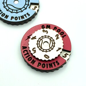 Fallout RPG Action Points Dial Set - Etsy