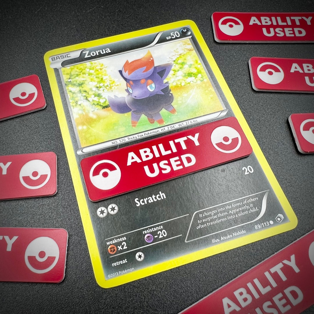 Pokemon Ability Used Markers - Etsy