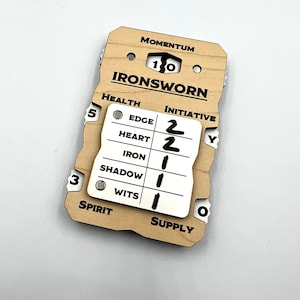 Ironsworn RPG Character Stats Tracker - Etsy