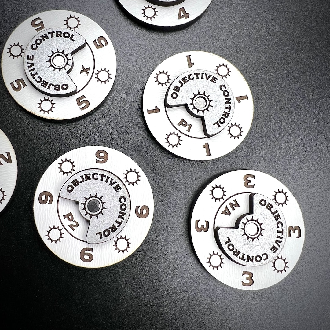 Wargaming Objective Marker Status Dial Set - Etsy