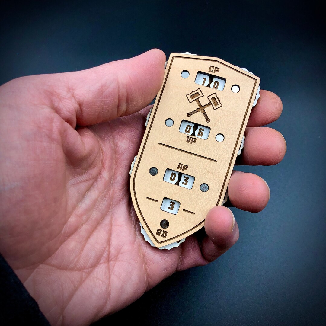 WHAOS Wargaming Themed Quad Stats Dial/counter - Etsy