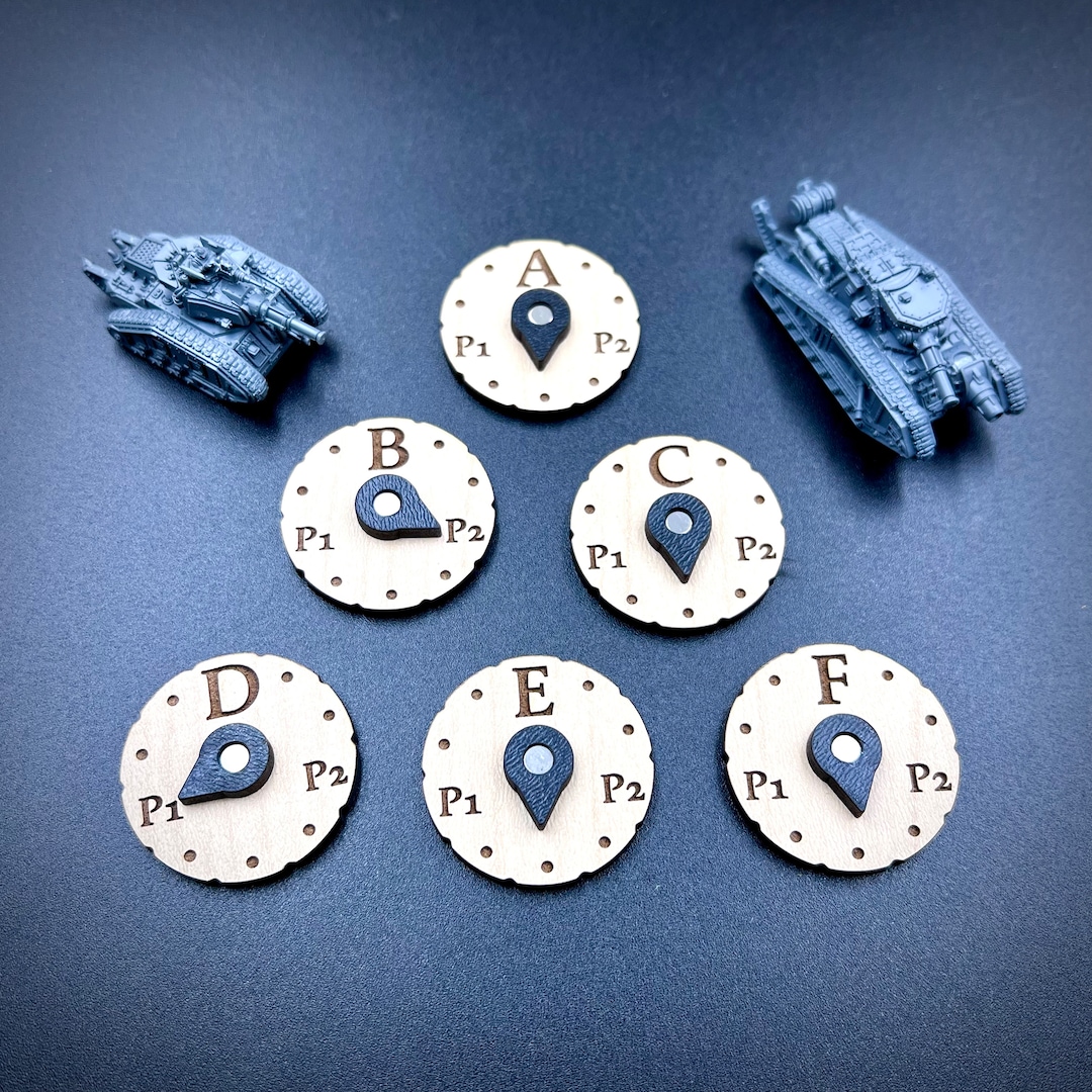 Wargaming Objective Marker Dial Set - Etsy