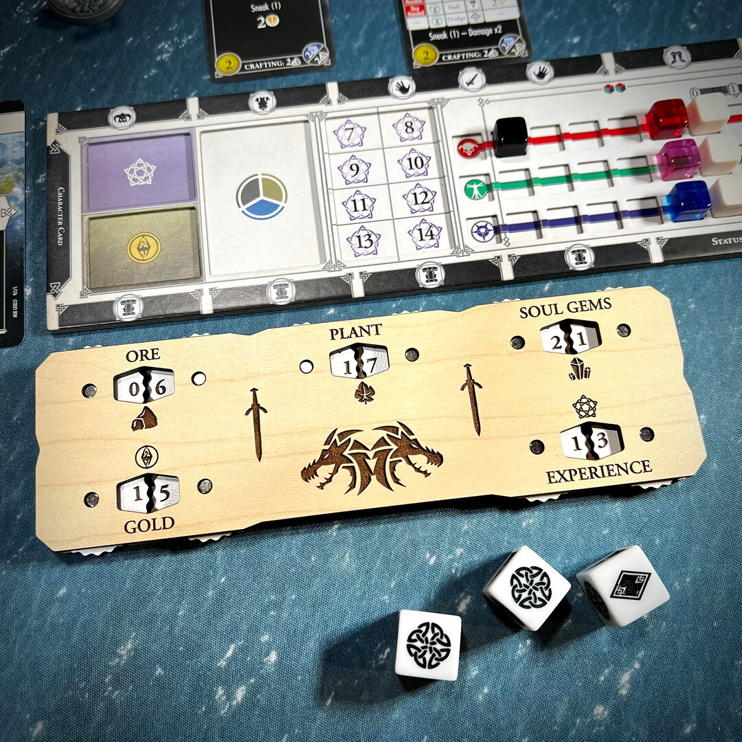 Skyrim – the Adventure Game Resource Tracker Console - Etsy