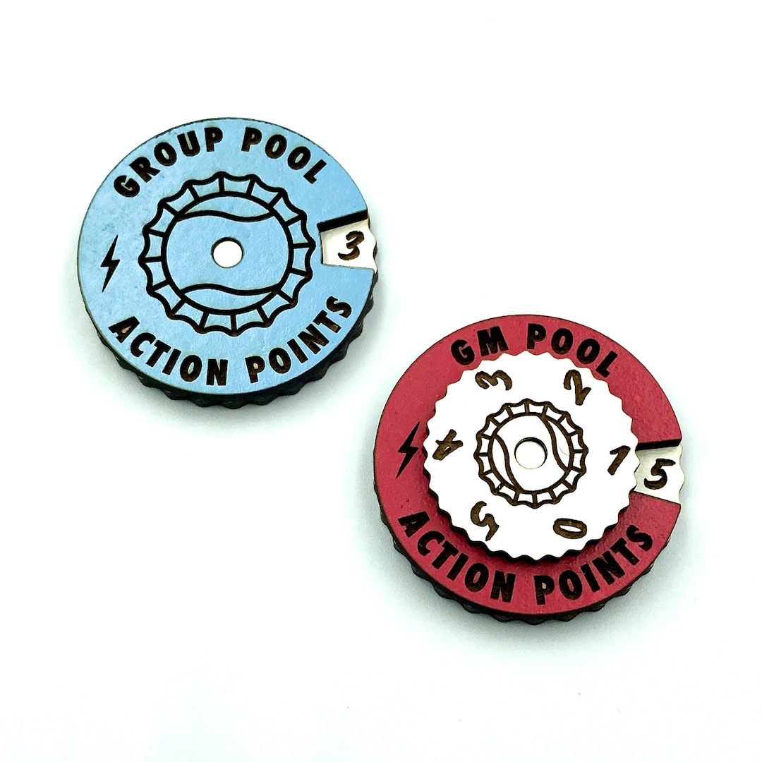 Fallout RPG Action Points Dial Set - Etsy