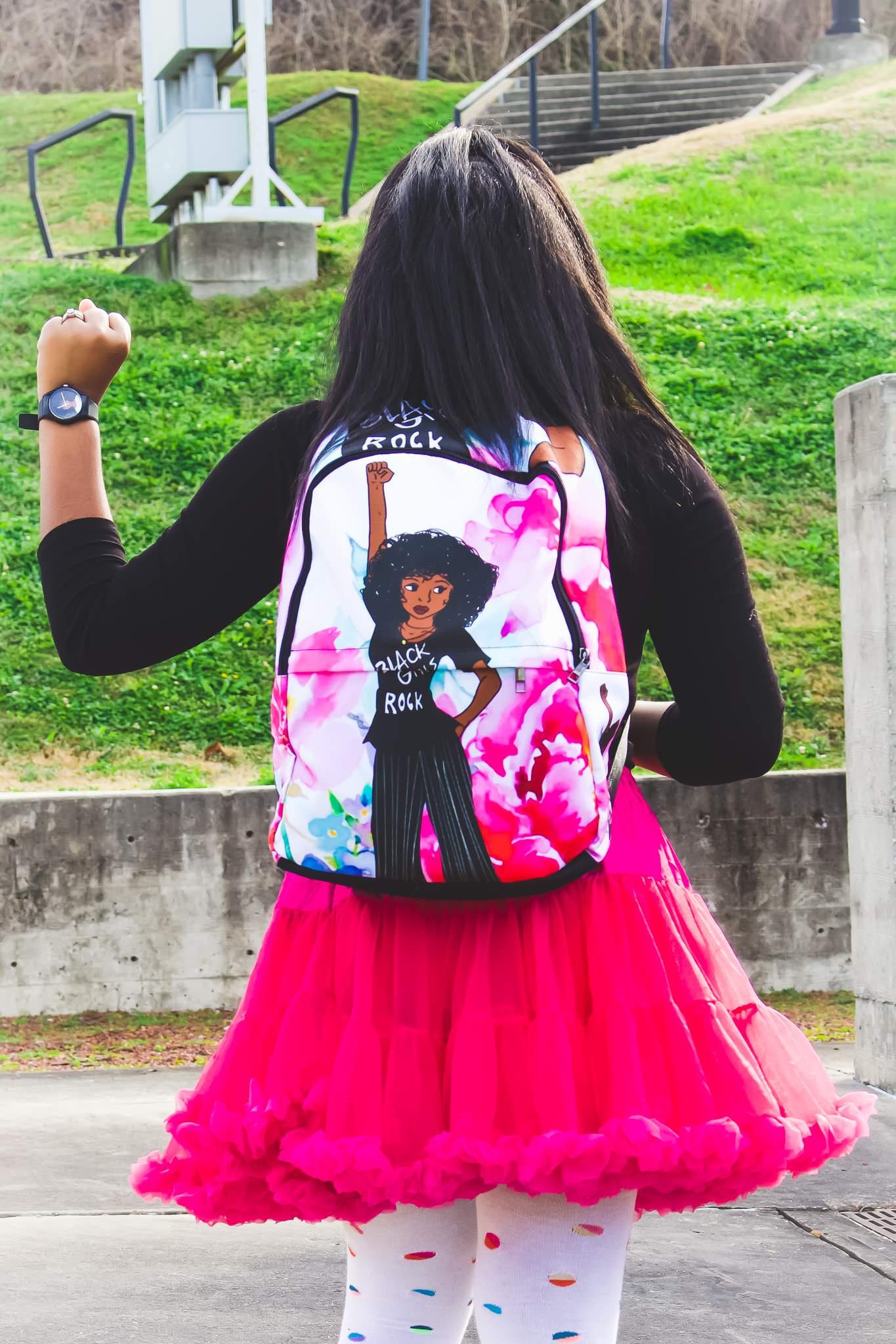 Black Girls Rock Backpack, Pink Backpack for Black Girl, Black Girl ...