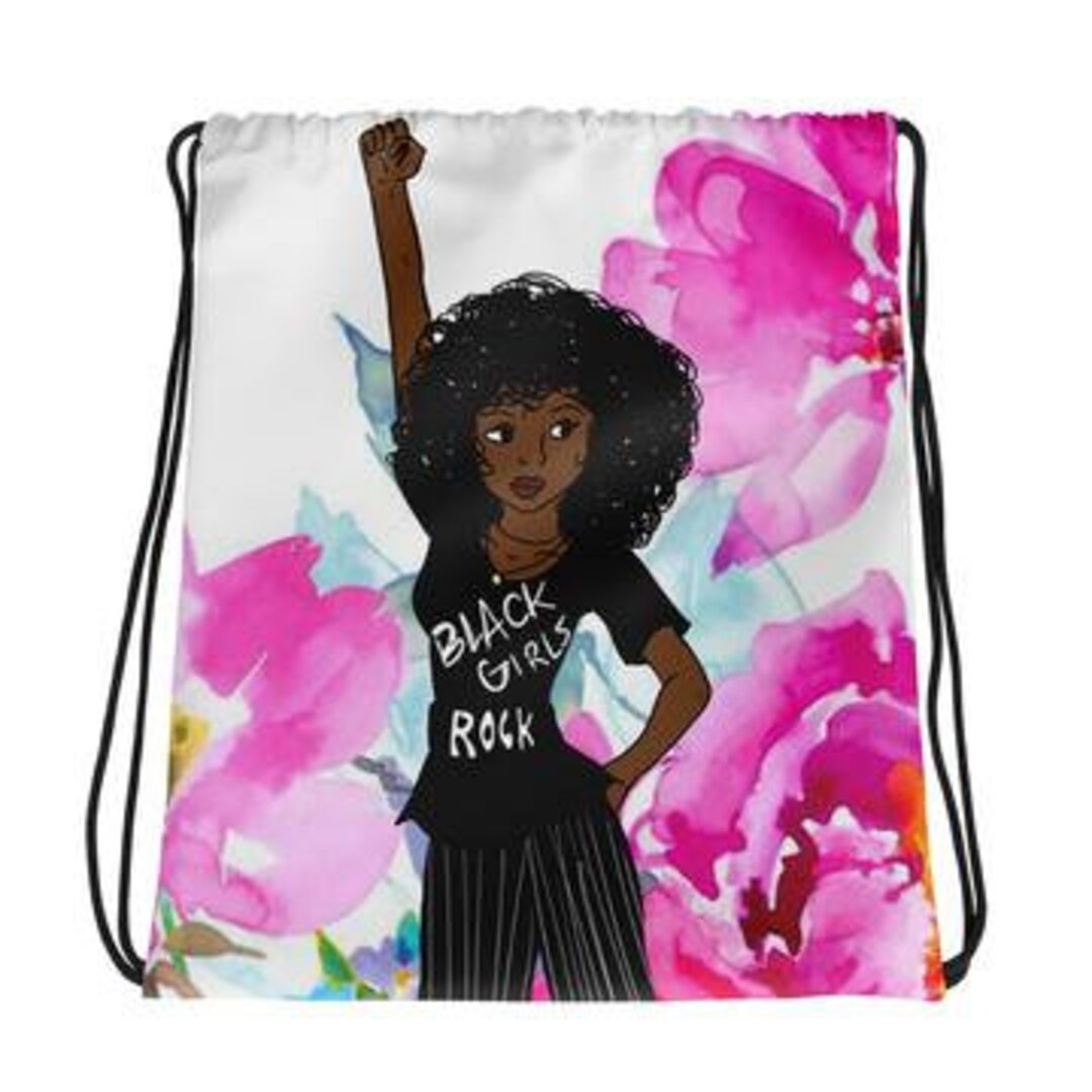 Black Girls Rock Shoulder Bag Backpack Drawstring Bag - Etsy