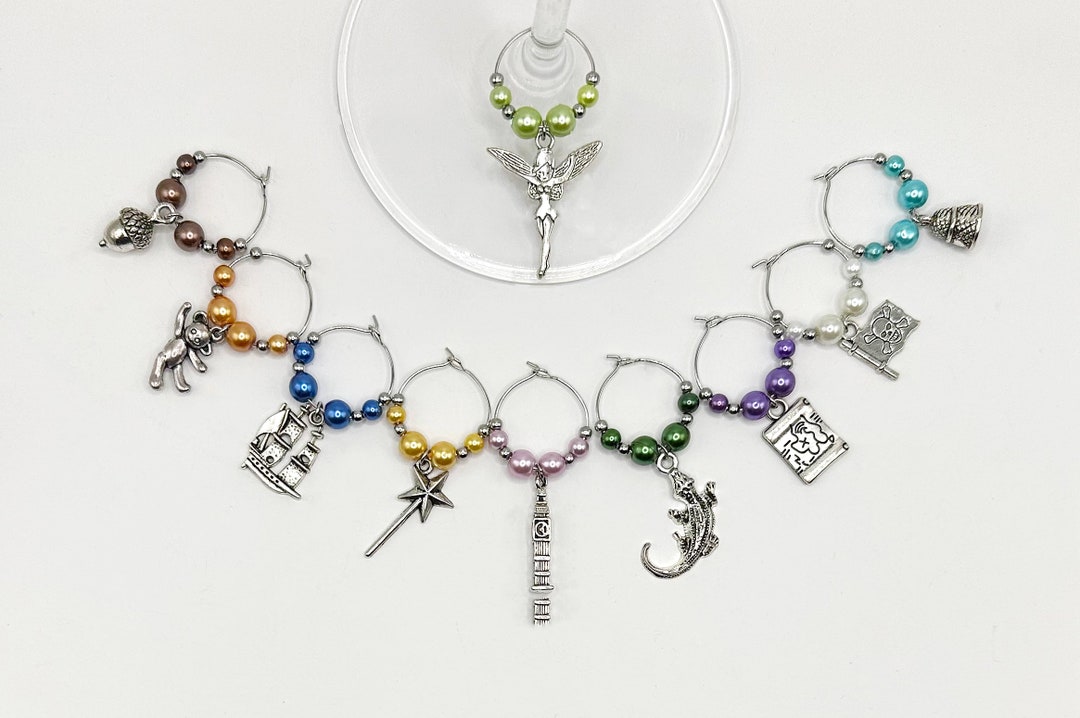 Peter Pan Wine Charm Set (10) - Etsy