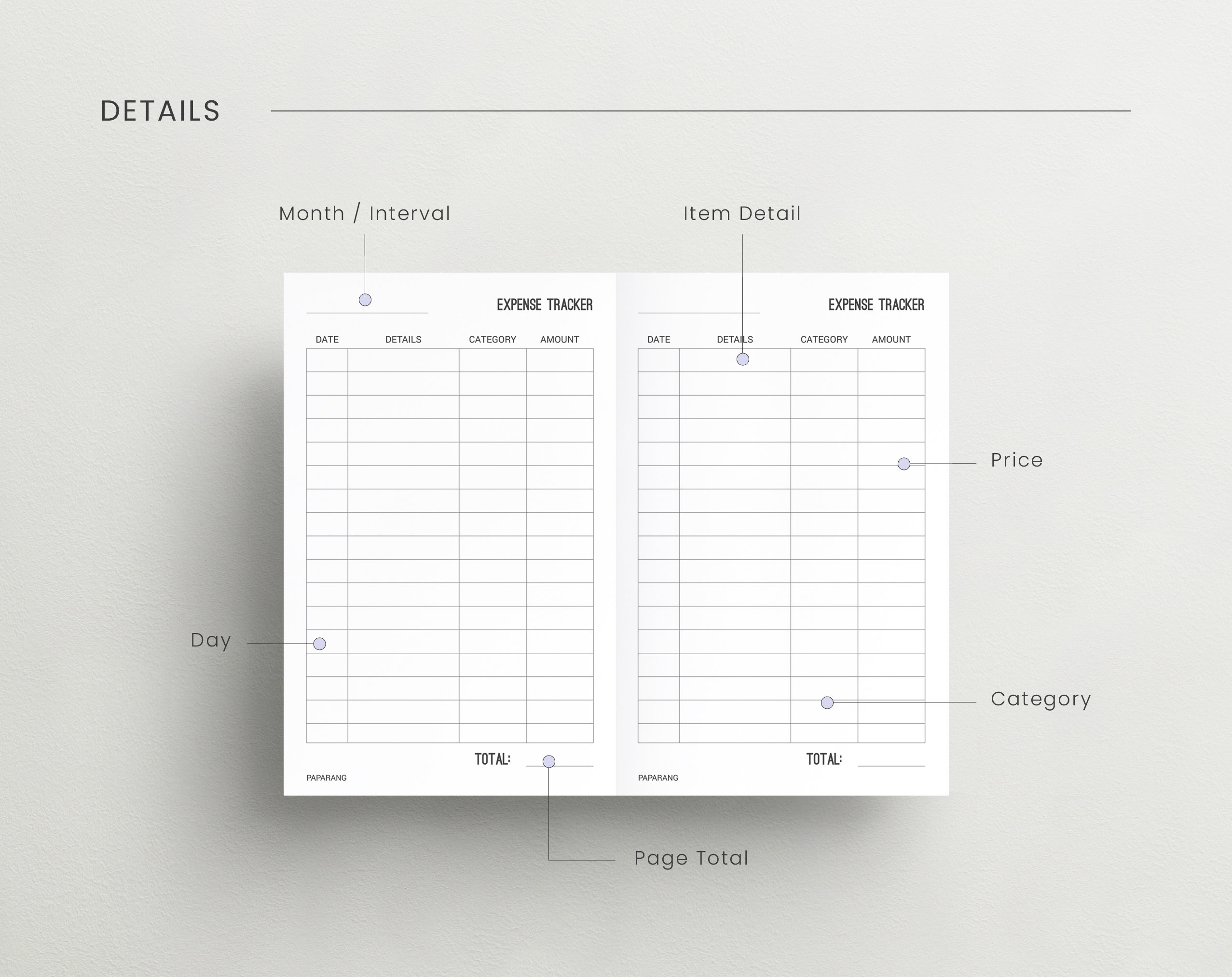 Expense Tracker Field Notes Planner Insert, Income and Expense Tracker ...