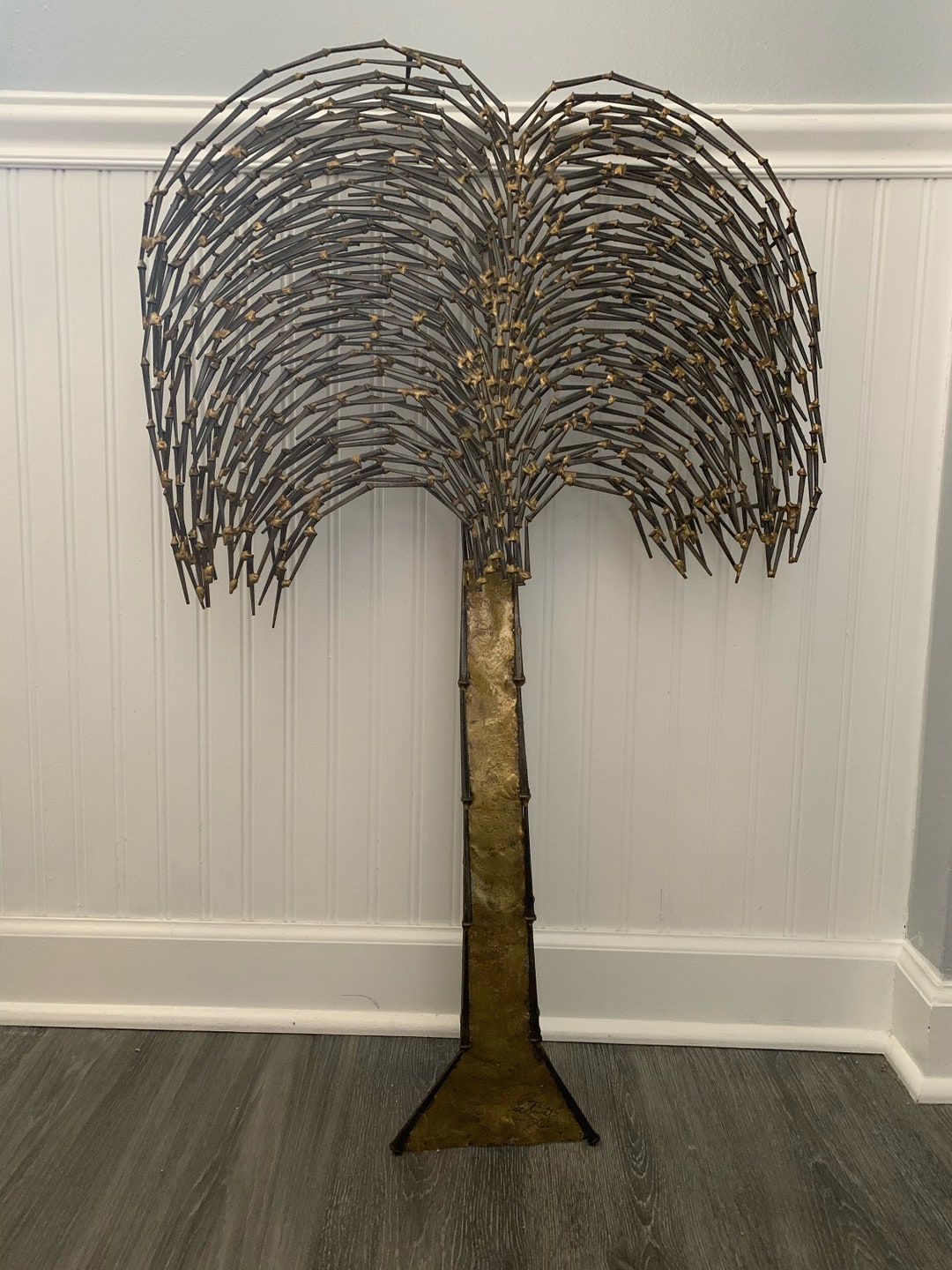 1950s Mid-century Ron Schmidt Nail Tree Art Wall Sculpture - Etsy