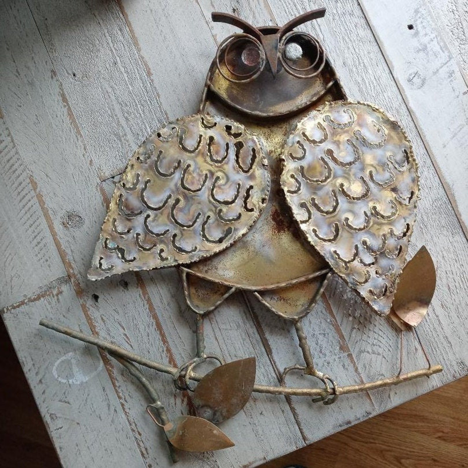 Mid Century Modern Owl Sculpture Wall Art by C. Jere, Signed - Etsy
