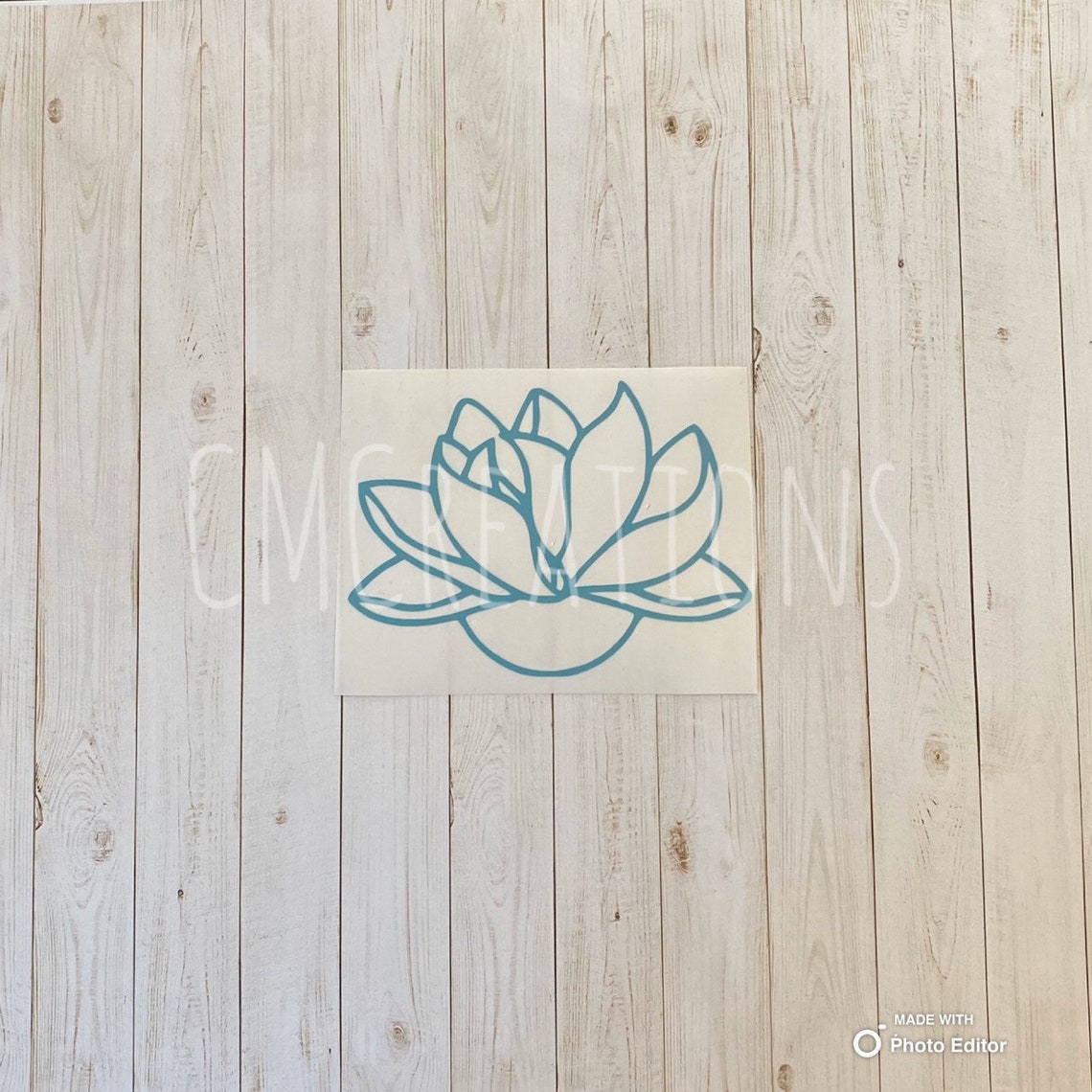 Lotus Flower Decal Lotus Flower Car Decal Car Decal | Etsy