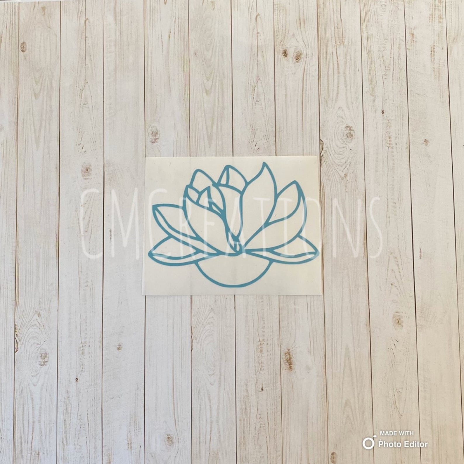 Lotus Flower Decal Lotus Flower Car Decal Car Decal | Etsy