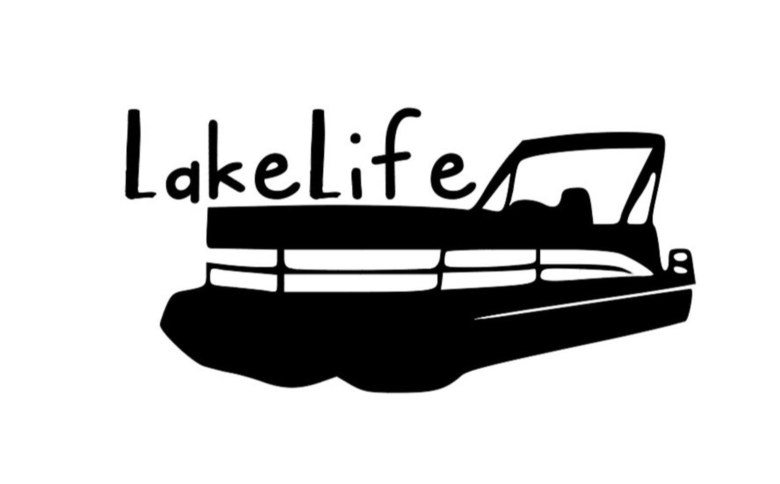 Lake Life Pontoon Decal Pontoon Car Decal Car Decal Lake - Etsy
