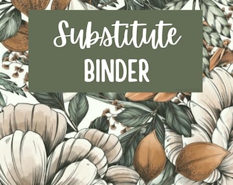 Sub Binder Template Using Google Slides - Etsy