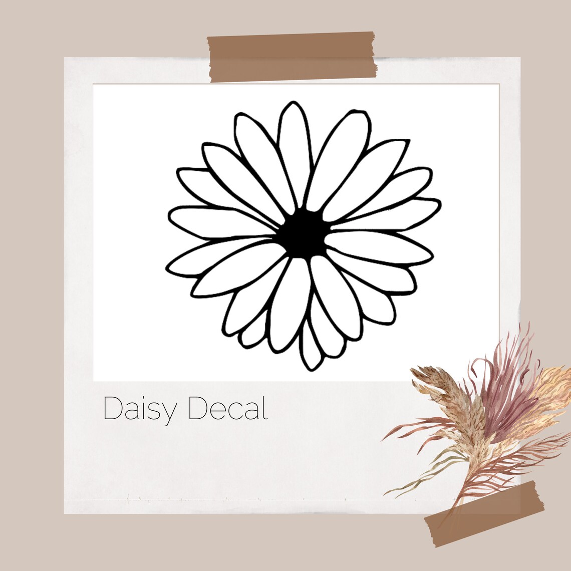Daisy Decal Daisy Car Decal Car Decal Floral Decal - Etsy
