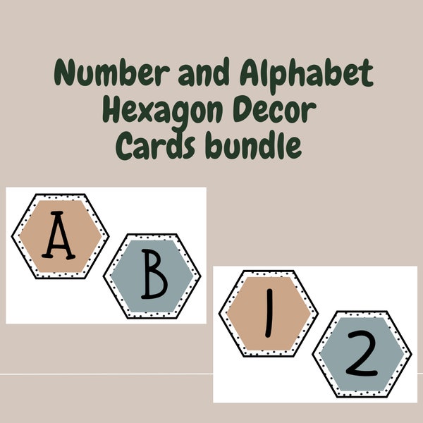 Hexagon Decor - Etsy