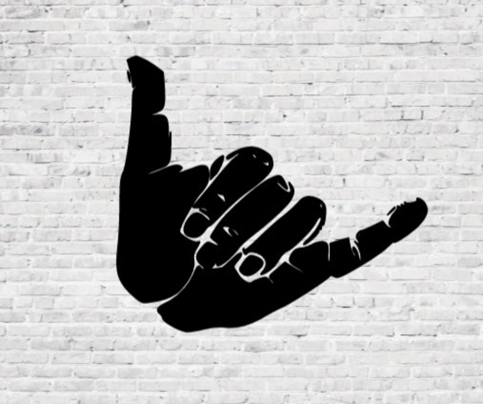 Shaka Hand Decal Shaka Hand Car Decal Summer Decal - Etsy