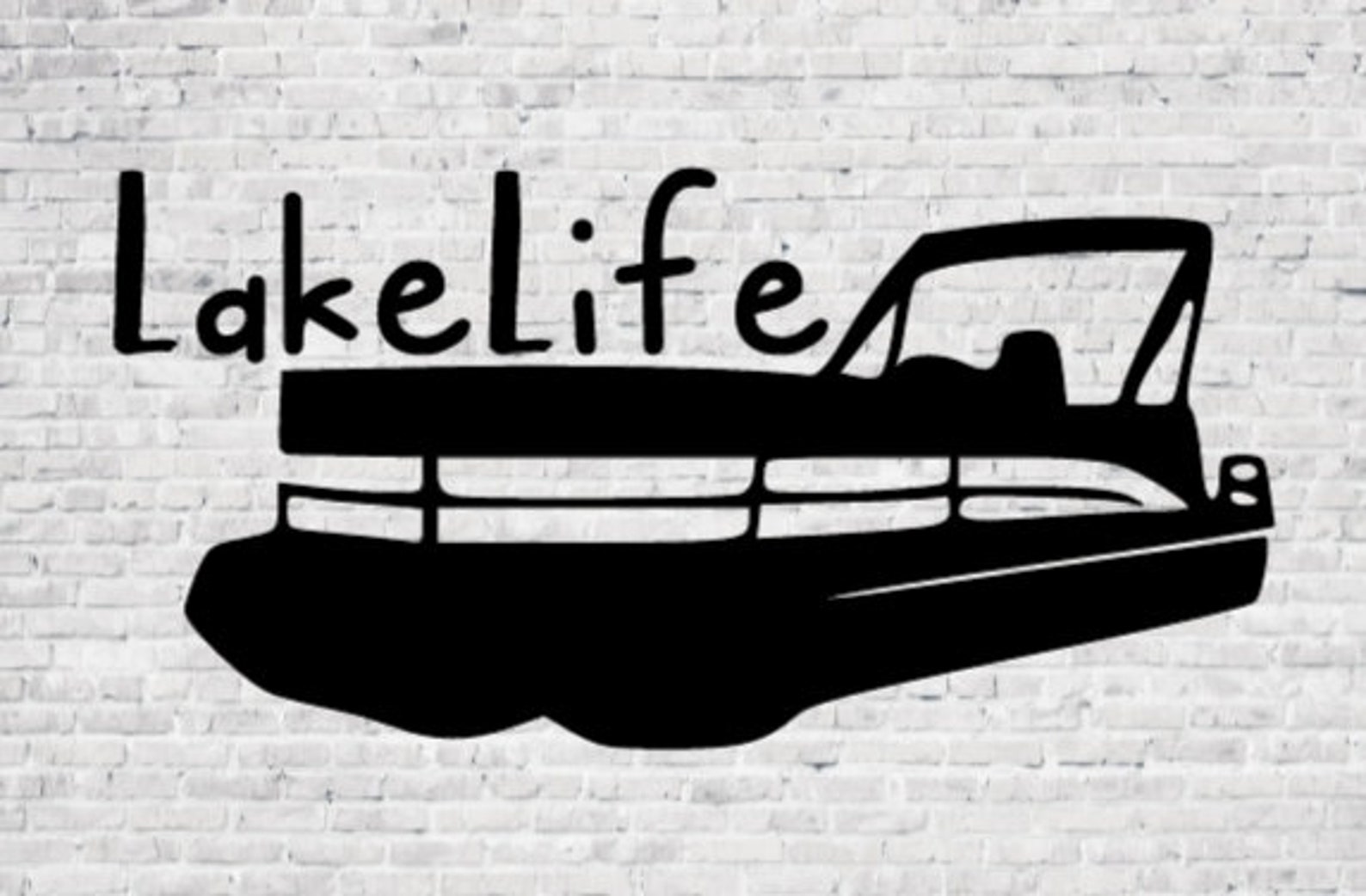 Lake Life Pontoon Decal Pontoon Car Decal Car Decal Lake - Etsy