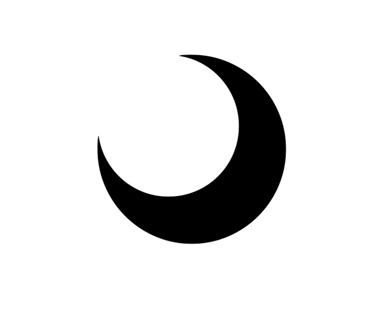 Crescent Moon Decal Crescent Moon Car Decal Moon Decal - Etsy