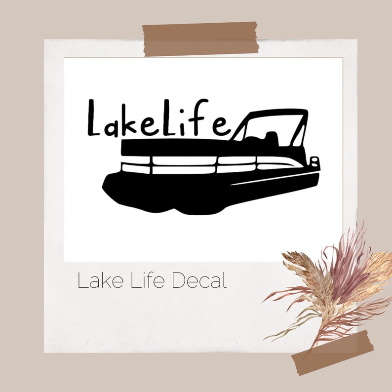 Lake Life Pontoon Decal Pontoon Car Decal Car Decal Lake - Etsy