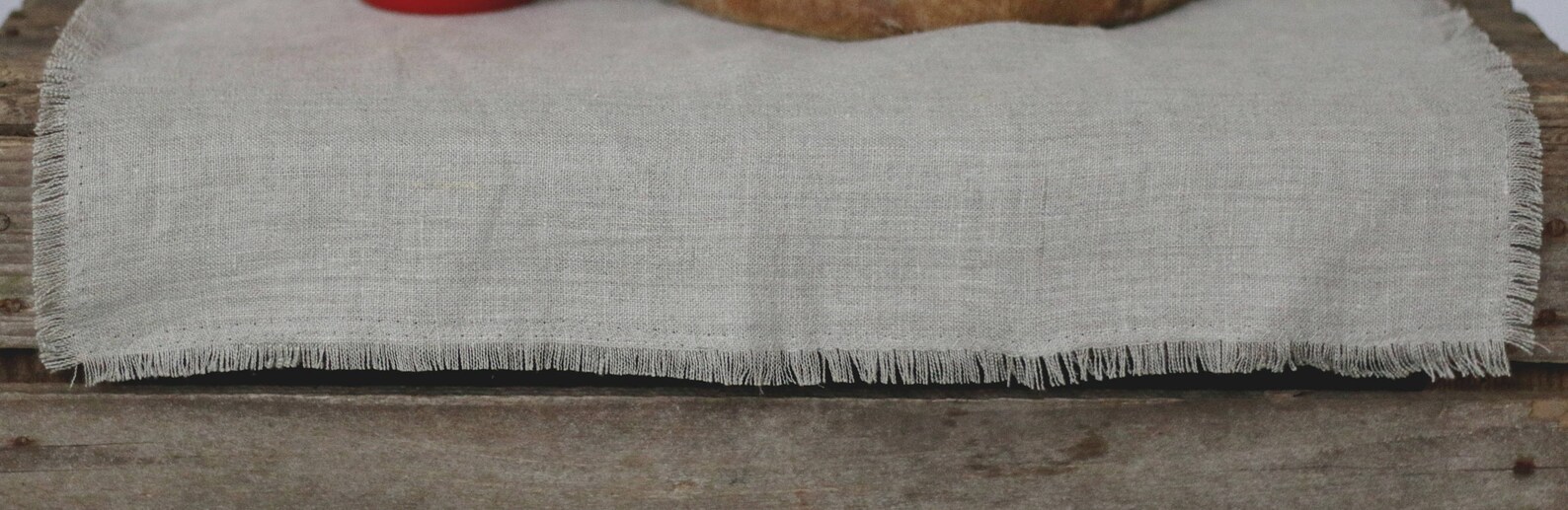 GRAY Stone Washed Linen flax Table Runner/pure Linen/dinning - Etsy