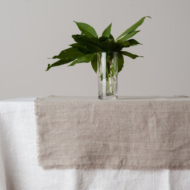 Linen Table Runner - Etsy