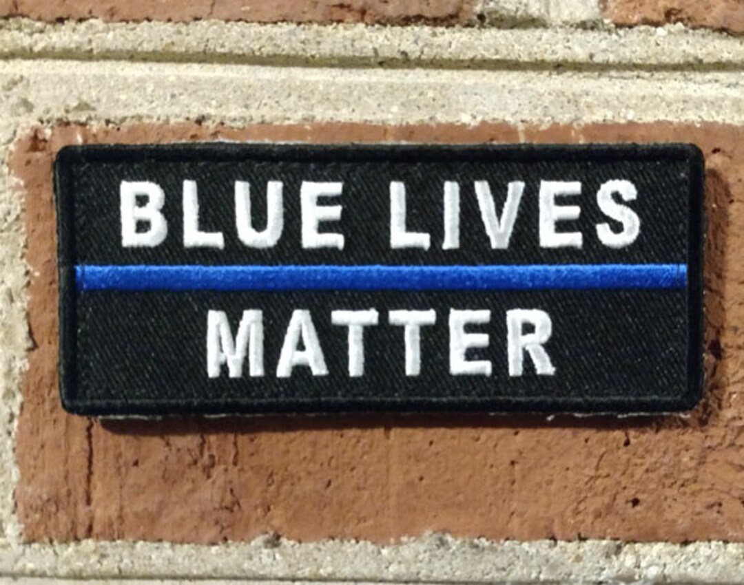 Blue Lives Matter blue Line Morale/tactical Patch - Etsy