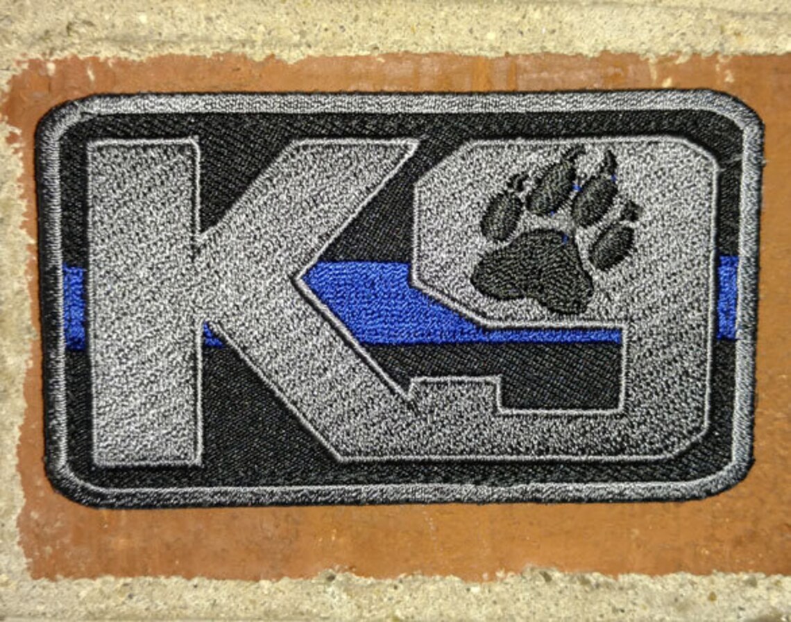 Law Enforcement K9 Blue Line Morale/Tactical Patch | Etsy