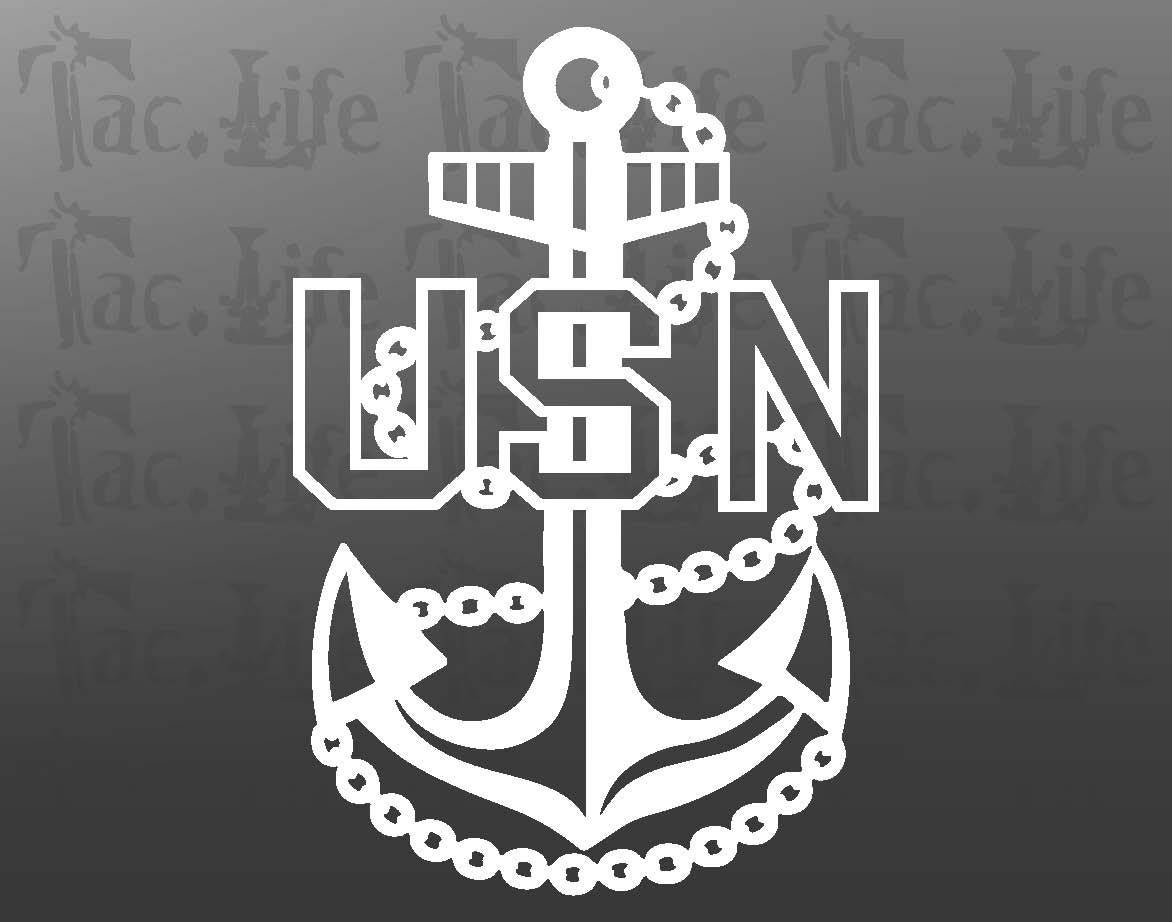 USN navy vinyl Decal - Etsy