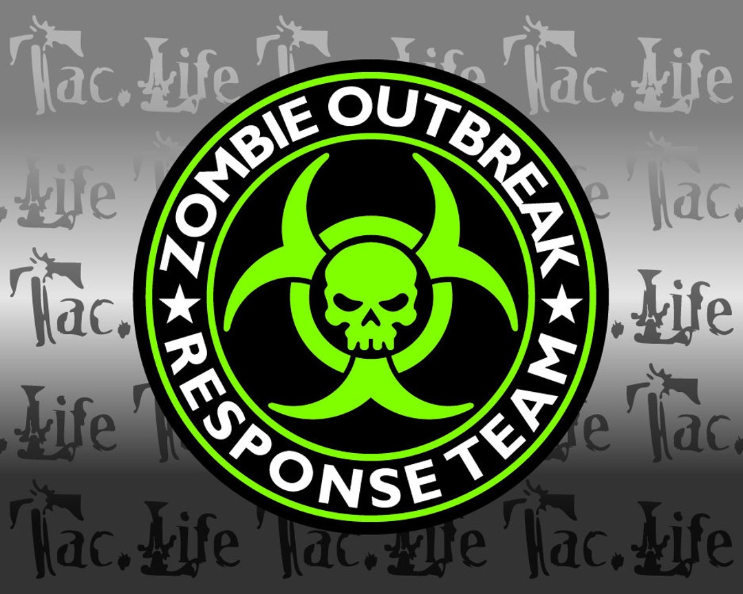 Zombie Outbreak Response Team vinyl Sticker - Etsy