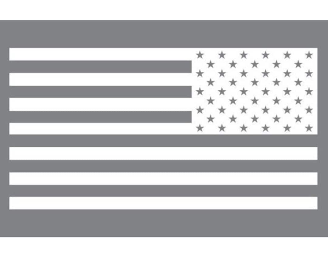 US Flag Reverse vinyl Decal - Etsy