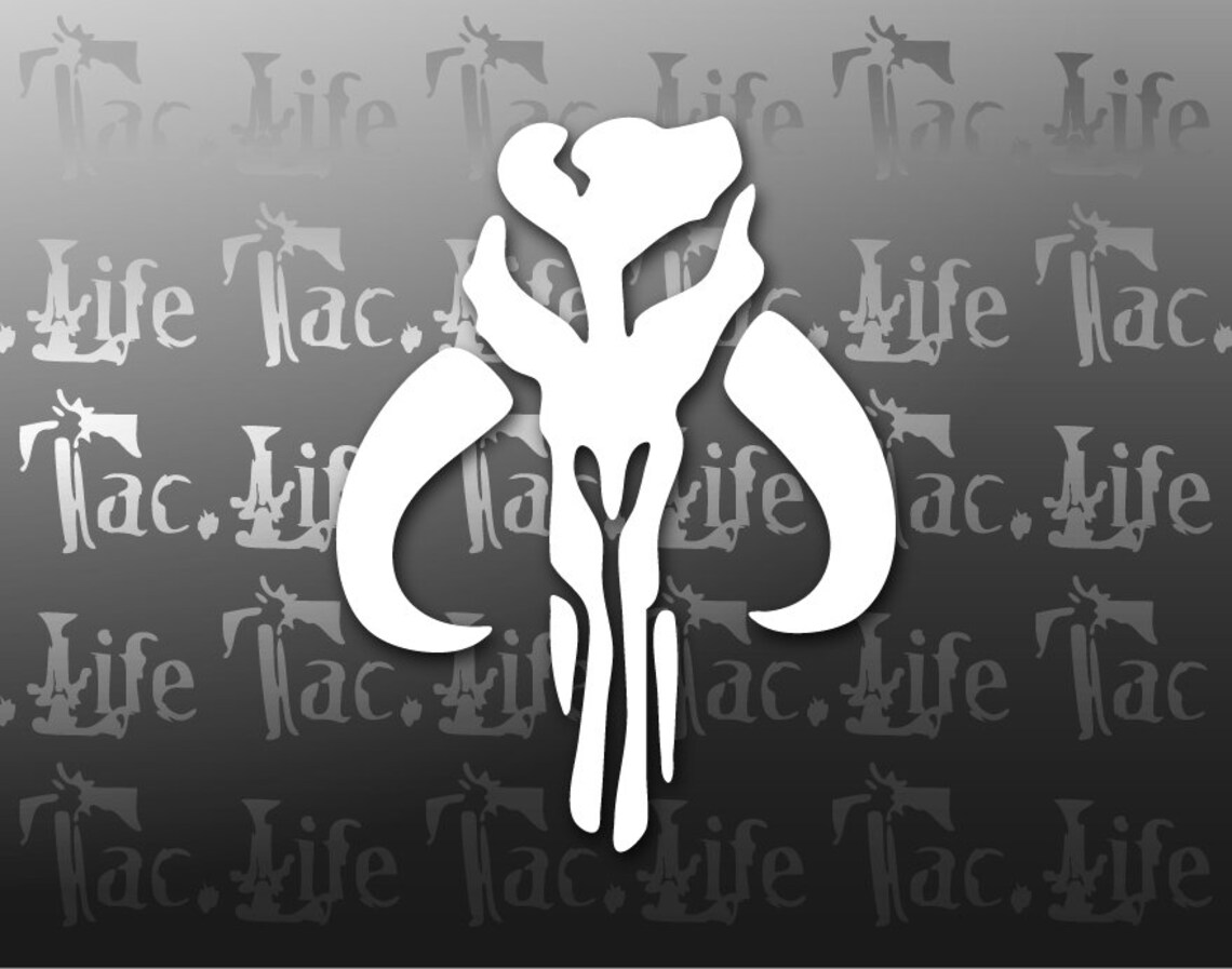 Mandalorian vinyl Decal - Etsy