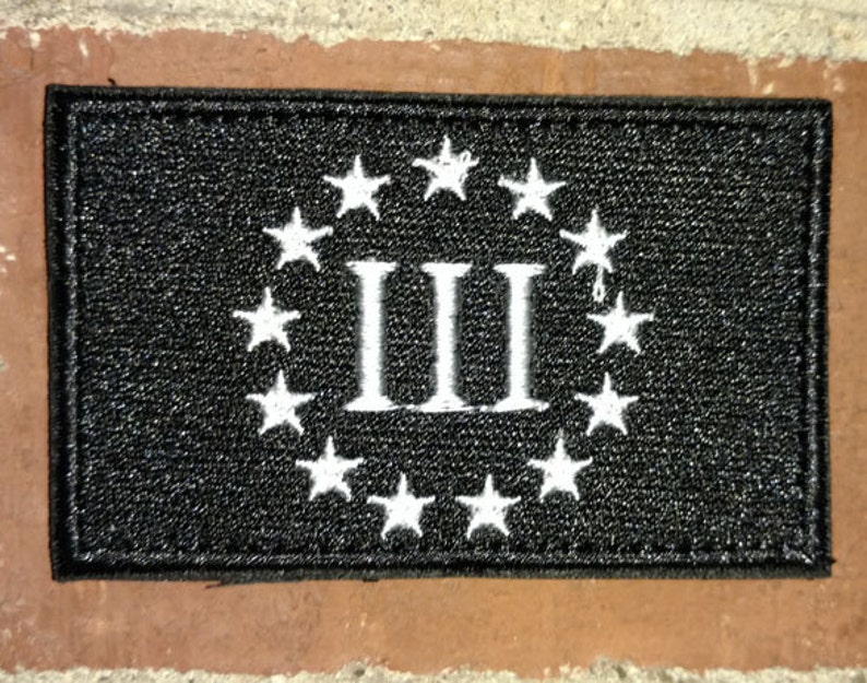 Three Percenter / III Morale/Tactical Patch | Etsy