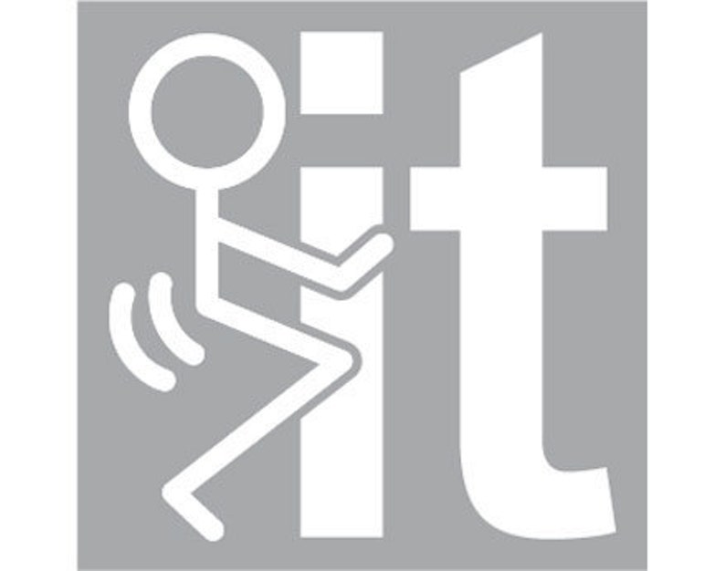 FK IT vinyl Decal - Etsy