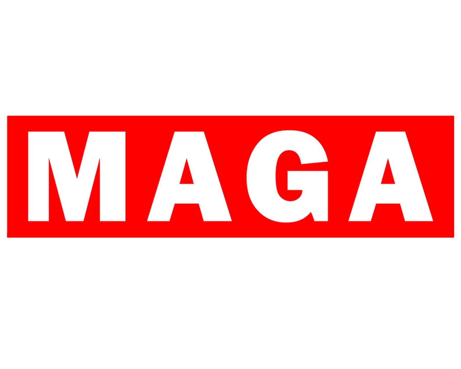 MAGA Vinyl Bumper Sticker or Magnet | Etsy
