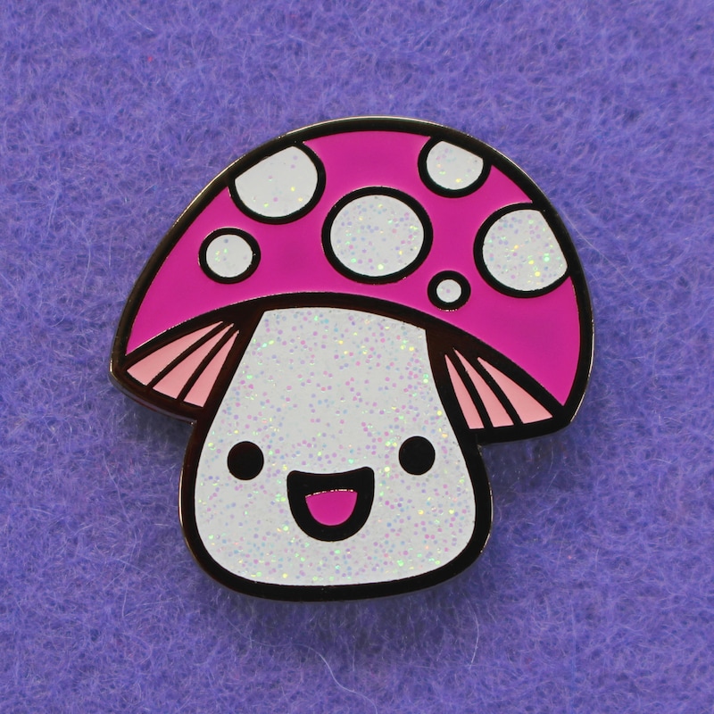 Mushroom Pin - Etsy