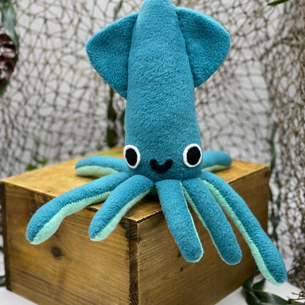 Squid Plush - Etsy