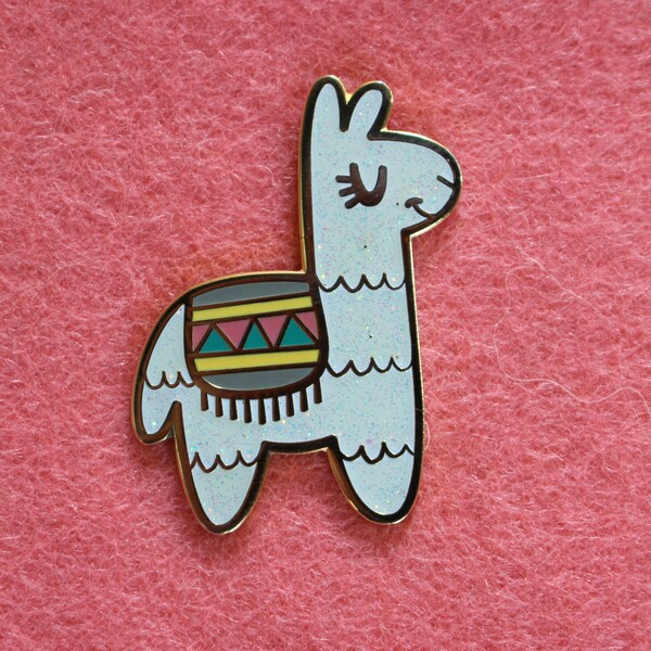 Llama Pin - Etsy