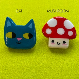 Handmade Clay Pins - Etsy