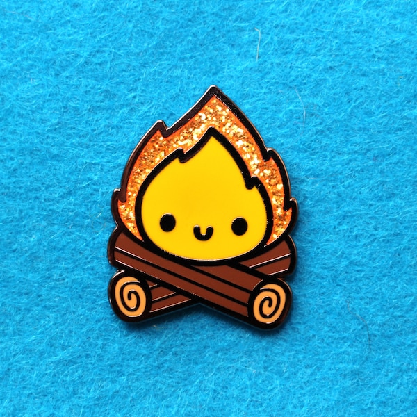 Campfire Pin - Etsy
