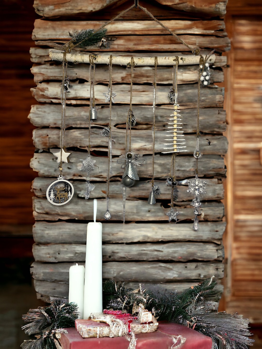 Birch Wood Rustic Window Decor - Etsy