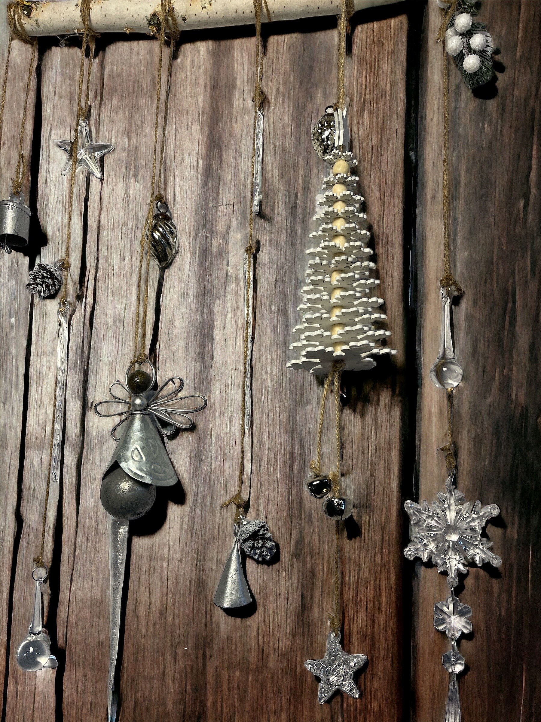 Birch Wood Rustic Window Decor - Etsy
